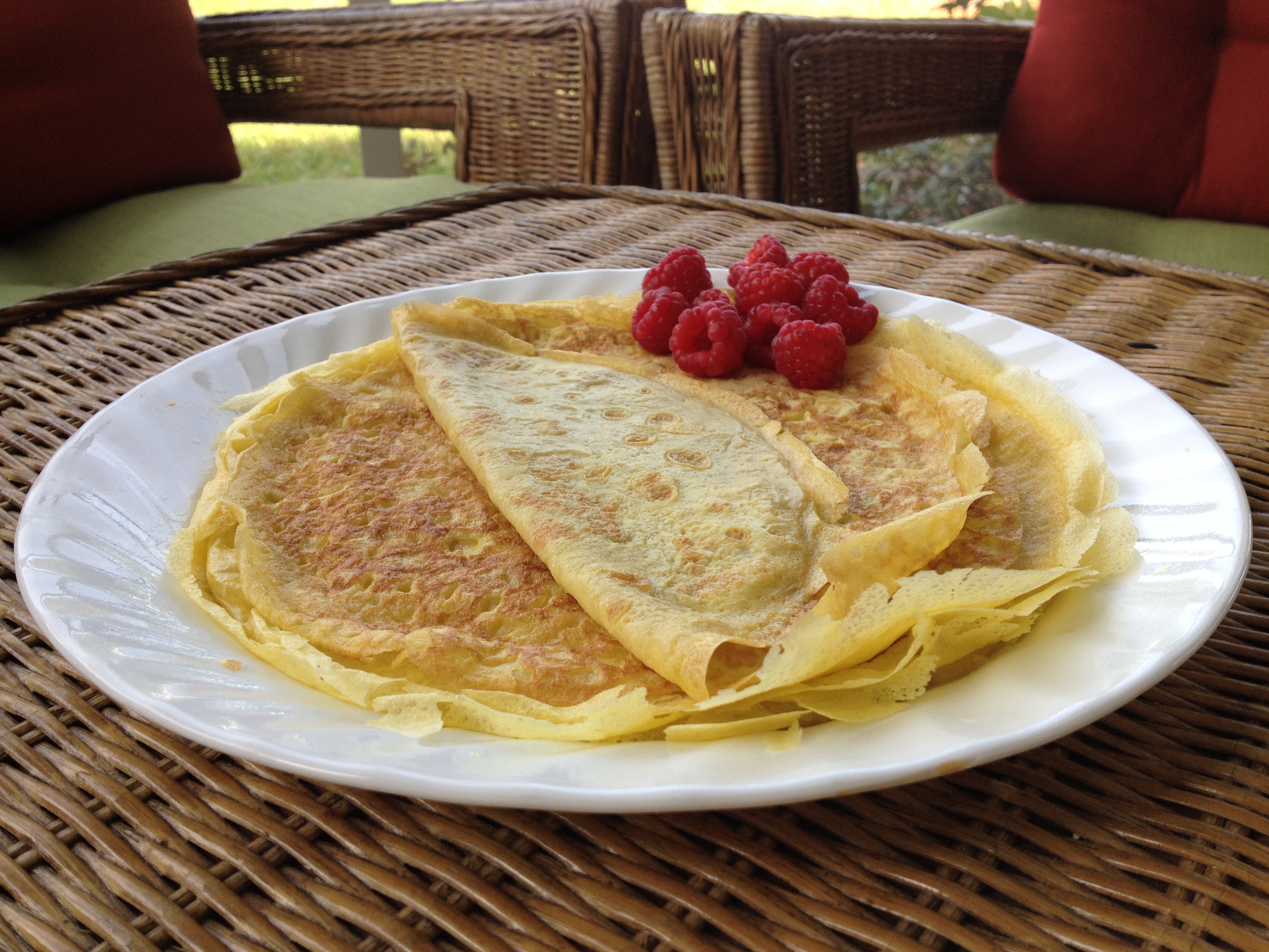 Arrowroot Flour Crepes